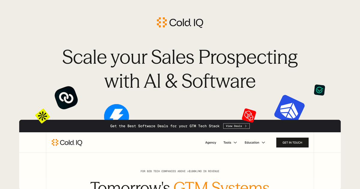 Best Revenue Operations Software in 2026 by ColdIQ